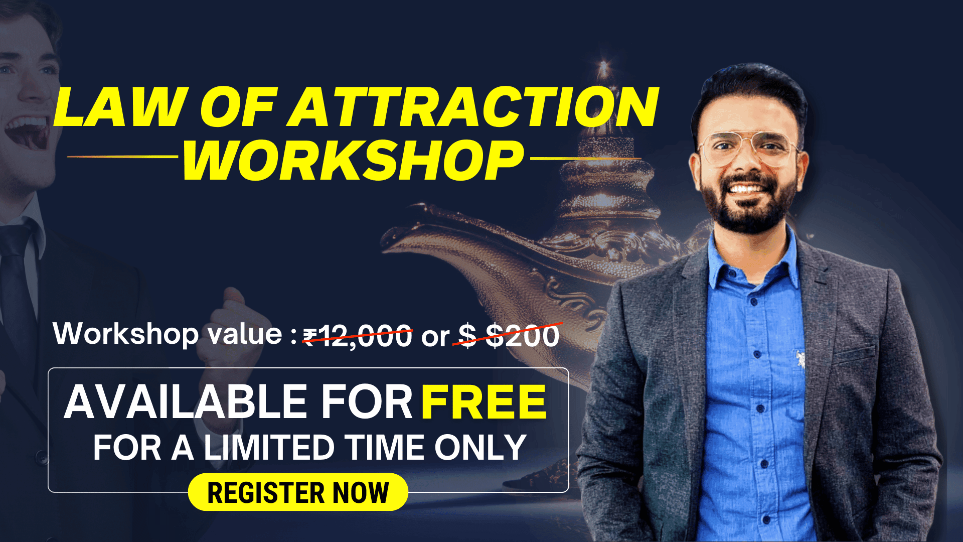 FREE LAW OF ATTRACTION WORKSHOP - BIG MANIFESTATION
